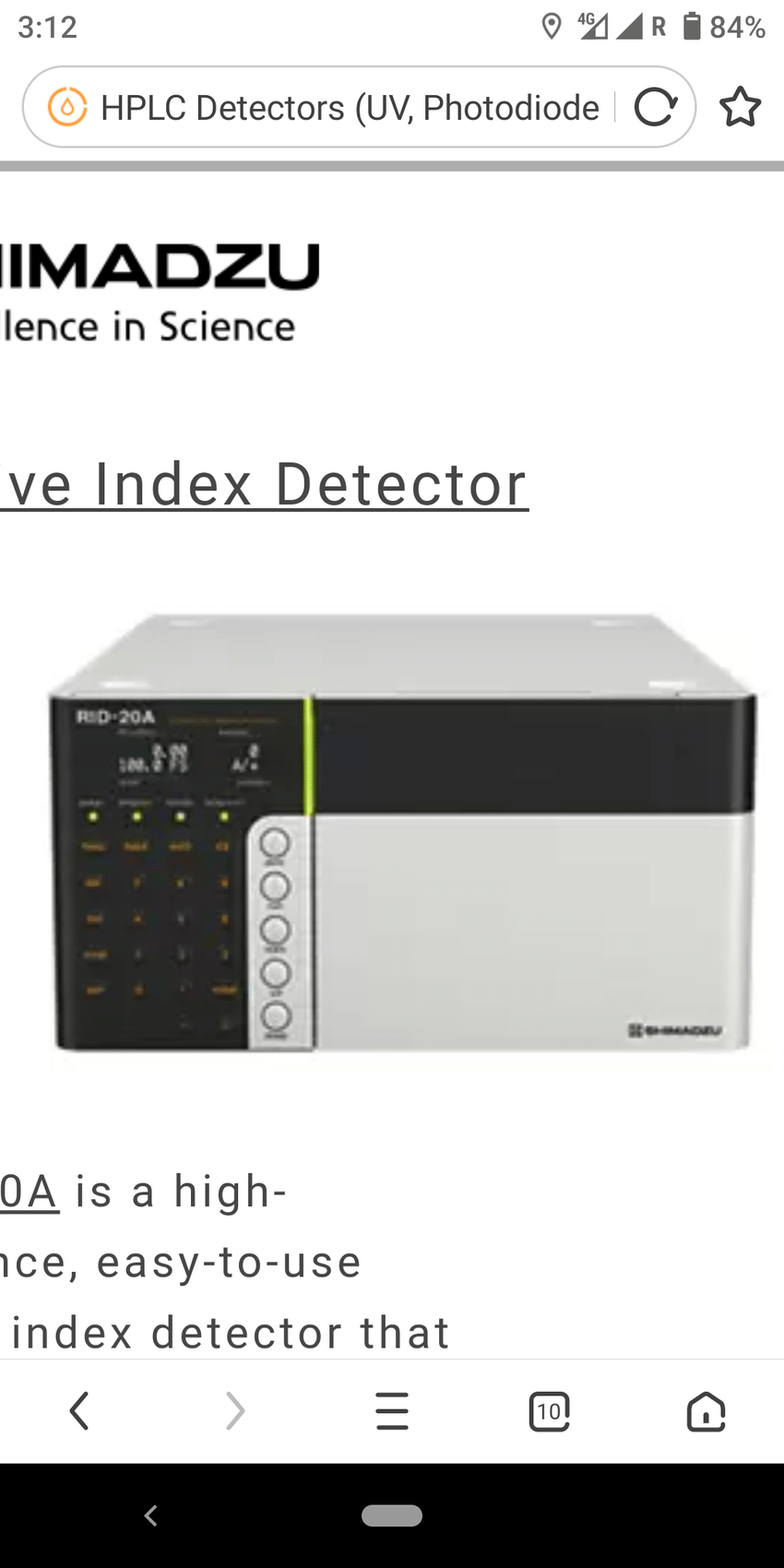 Is RID-20A(Refractive index detector) from shimadzu suitable for... - ECHEMI