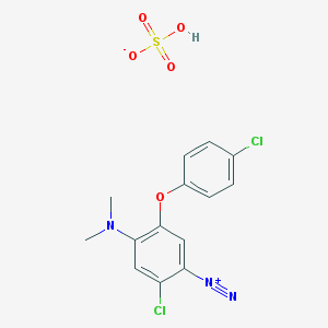 Buy 2-chloro-5-(4-chlorophenoxy)-4-(dimethylamino)benzenediazonium,hydrogen sulfate from ...