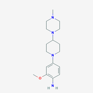 Buy [2-Methoxy-4-[4-(4-methylpiperazin-1-yl)piperidin-1-yl]phenyl]amine from LEAP CHEM CO., LTD ...