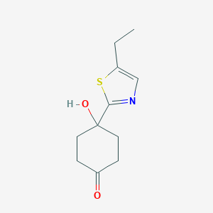 Buy Cyclohexanone, 4-(5-ethyl-2-thiazolyl)-4-hydroxy- (9CI) Industrial ...