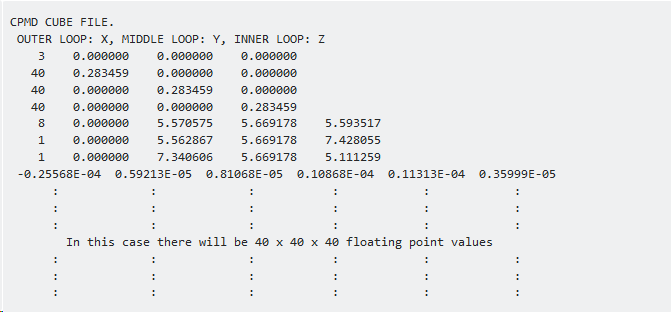 Help with missing output from cubegen utility after density calculation ...