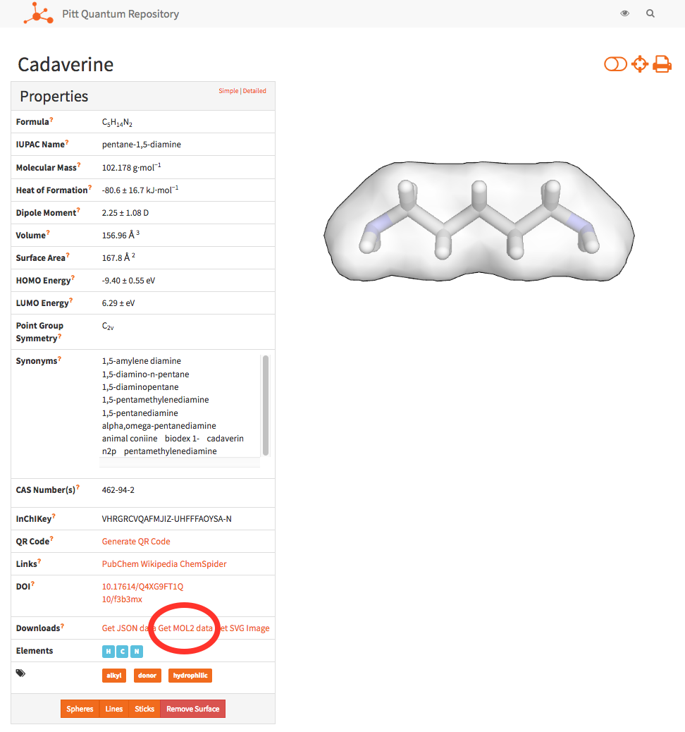 Finding CML files for small molecules - ECHEMI