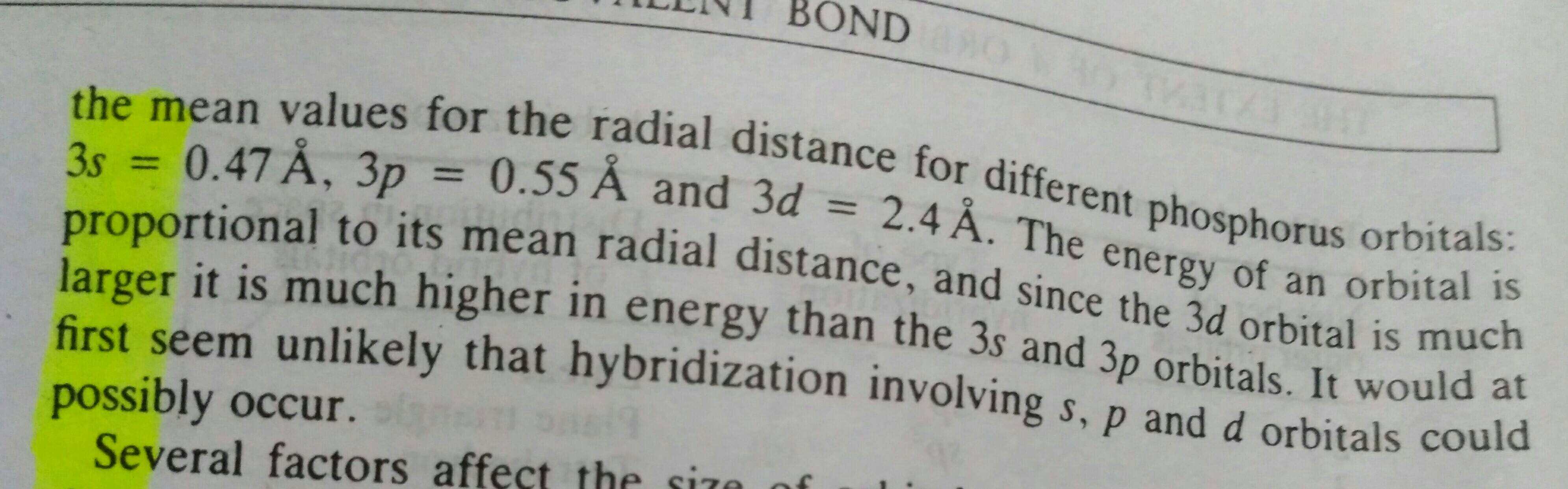 What Is The Difference Between The Mean Radial Distance And The Most