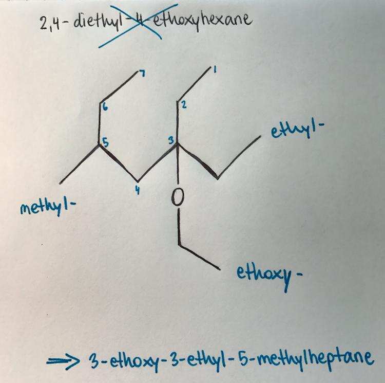 What is the correct name for 2,4-diethyl-4-ethoxyhexane? - ECHEMI