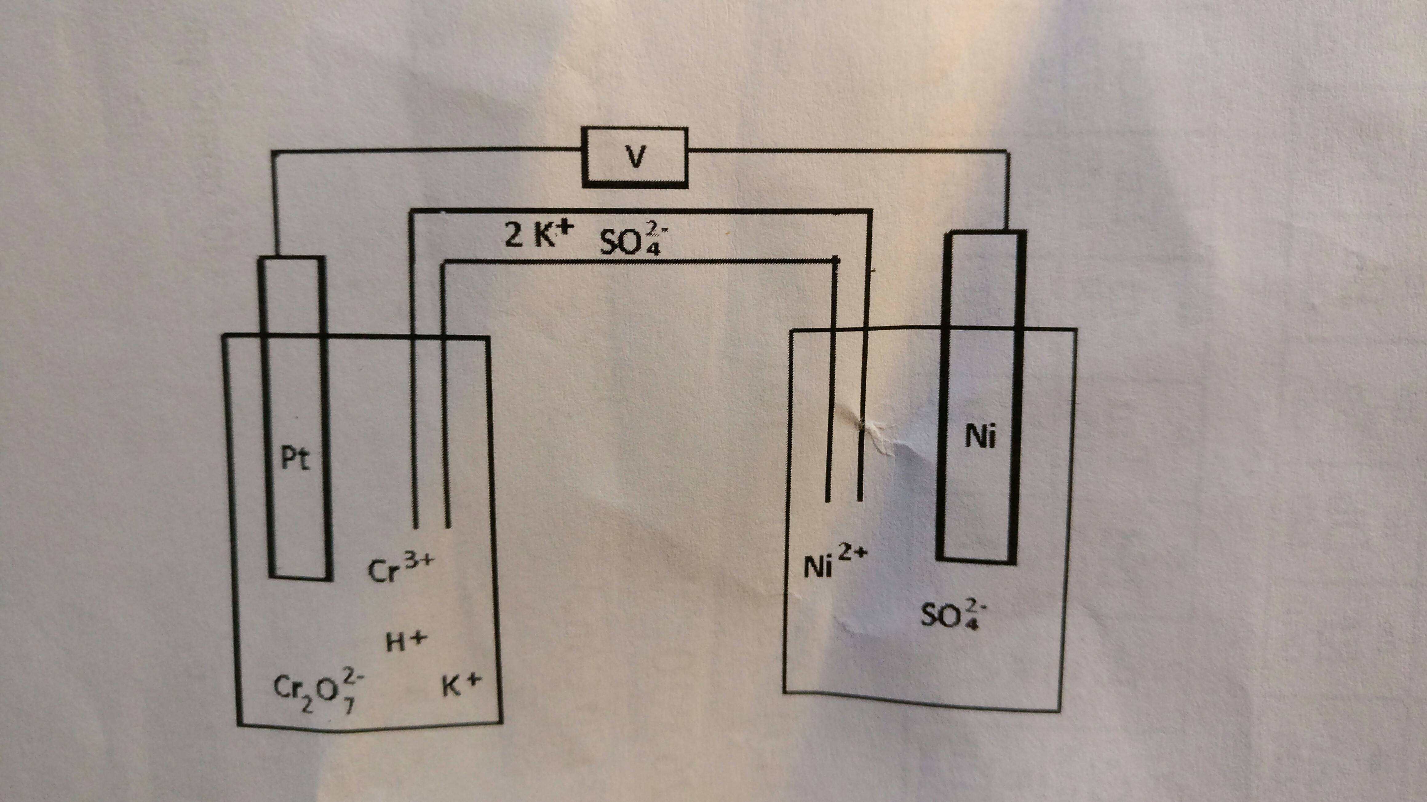 Explain the function of this Galvanic Cell in detail - ECHEMI