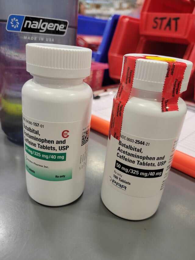 Any idea why this NDC of generic Fioricet is labeled as a C3? - ECHEMI