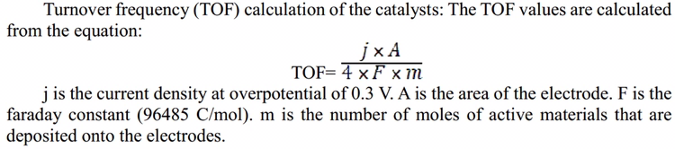Calculation on TOF (Turnover Frequency) - ECHEMI