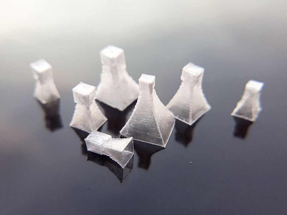 I grew some pyramid shaped hopper crystals of sodium chloride. They ...