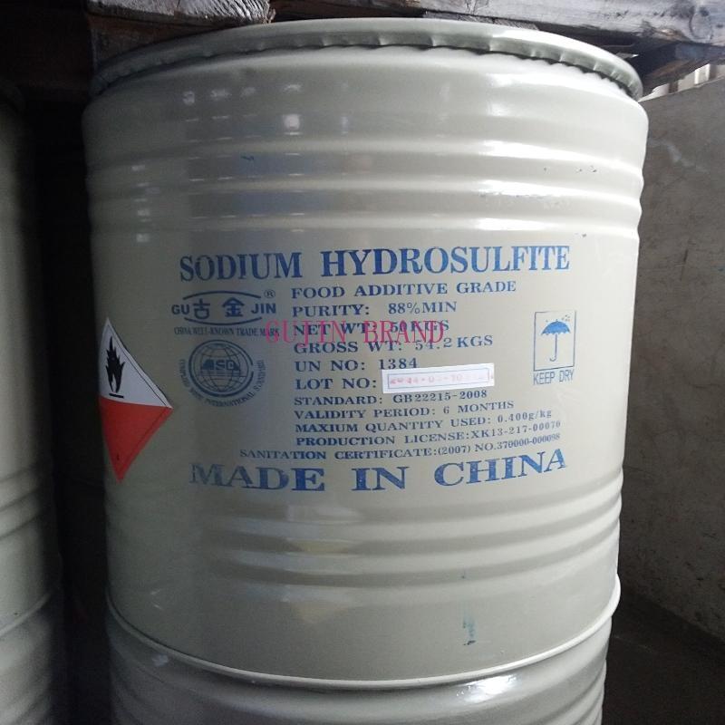 Buy sodium hydrosulfite 88% GUJIN Food Grade from Jinhe sodium ...