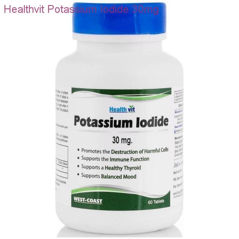 Buy Healthvit Potassium Iodide 30mg Pharmacy Grade from Charity Chemicals Inc ECHEMI