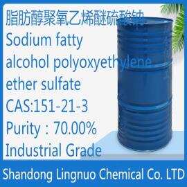 Buy Sodium fatty alcohol polyoxyethylene ether sulfate/SLES/AES 70% ...