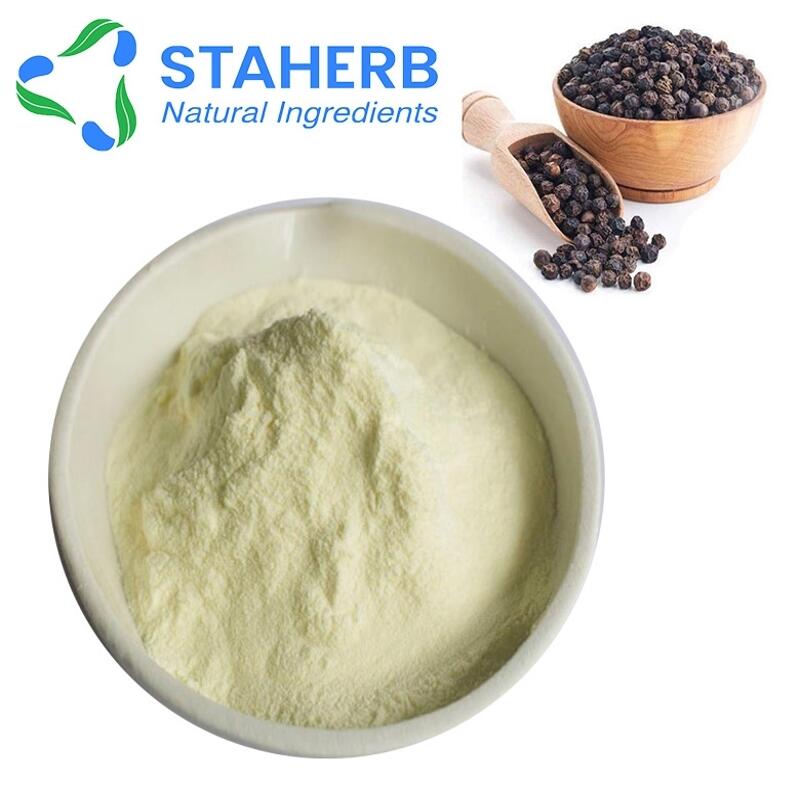 Buy Wholesale Natural black pepper extract powder 95% 98% piperine Cas ...