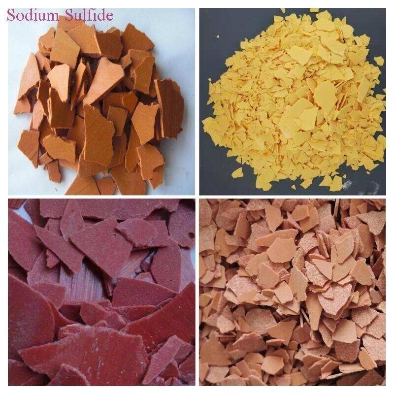 Buy Industry Grade 60% 30ppm/150ppm 25kg Bag Yellow/ Red Flakes Na2s ...