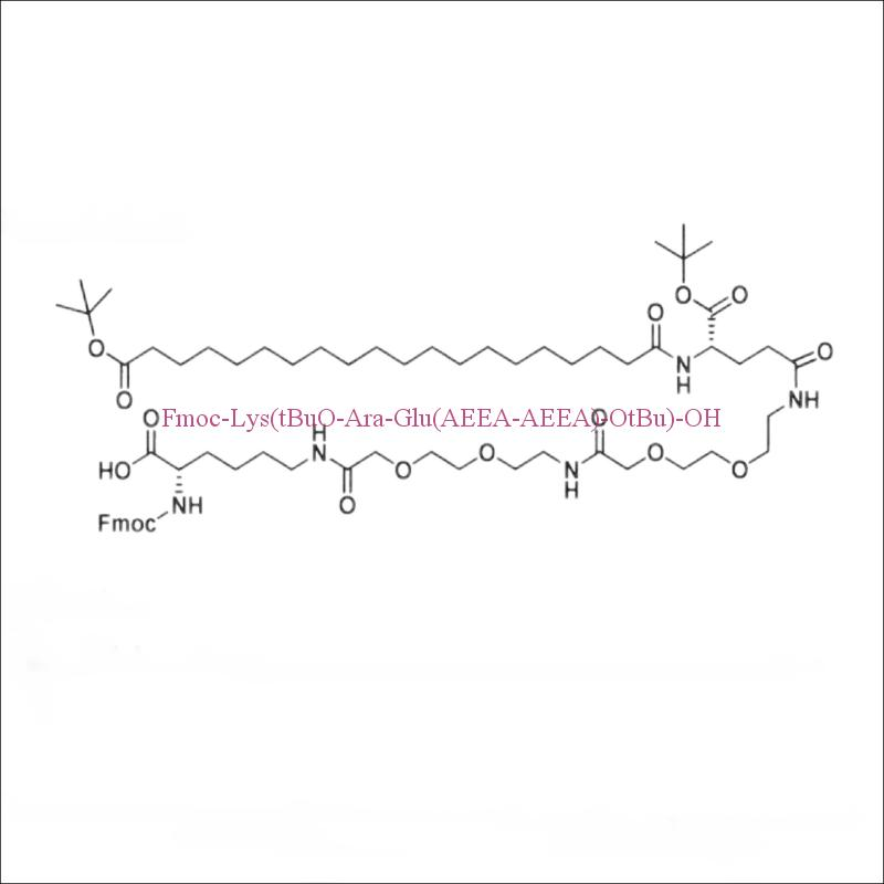 Buy Tirzepatide side chain Fmoc-Lys(tBuO-Ara-Glu(AEEA-AEEA)-OtBu)-OH ...
