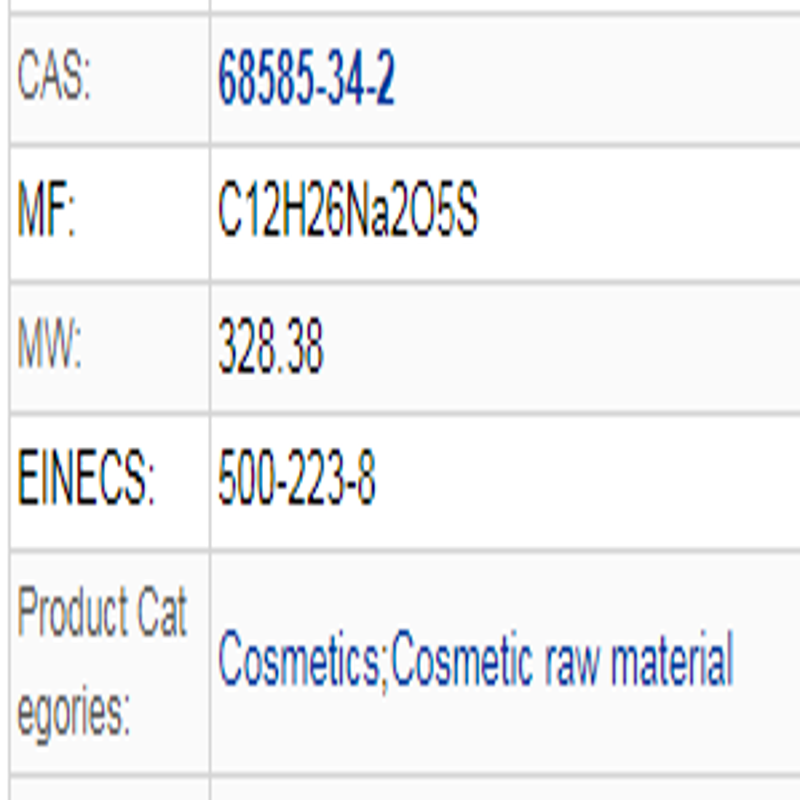Buy Sodium lauryl ether sulfate 70%+ from Conier Chem&Pharma Limited ...