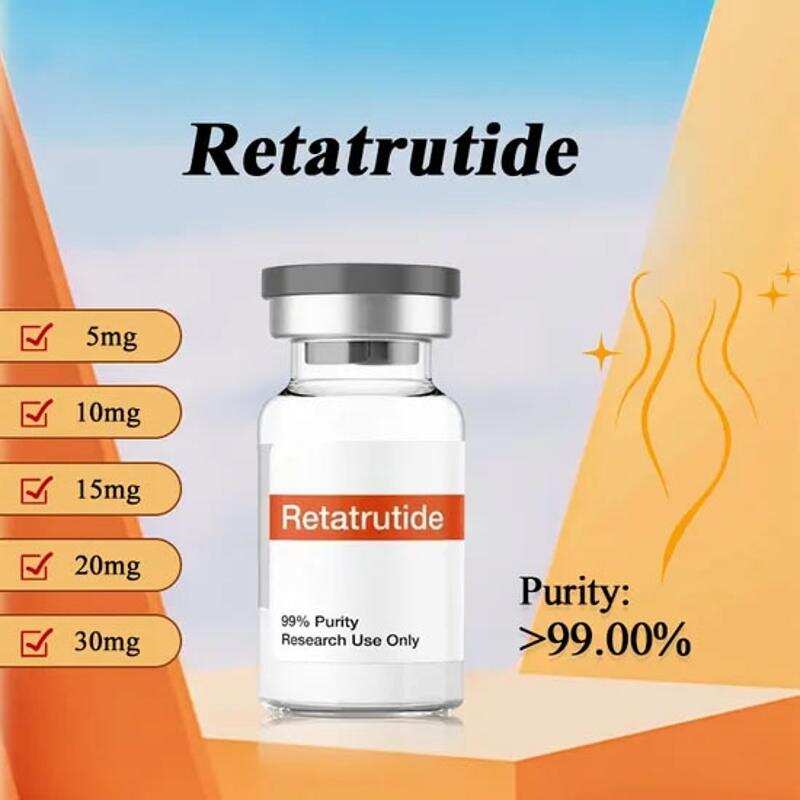 Buy Retatrutide lyophilized powder in stock China quality peptide 10mg 20mg 30mg 40mg 50mg 60mg ...