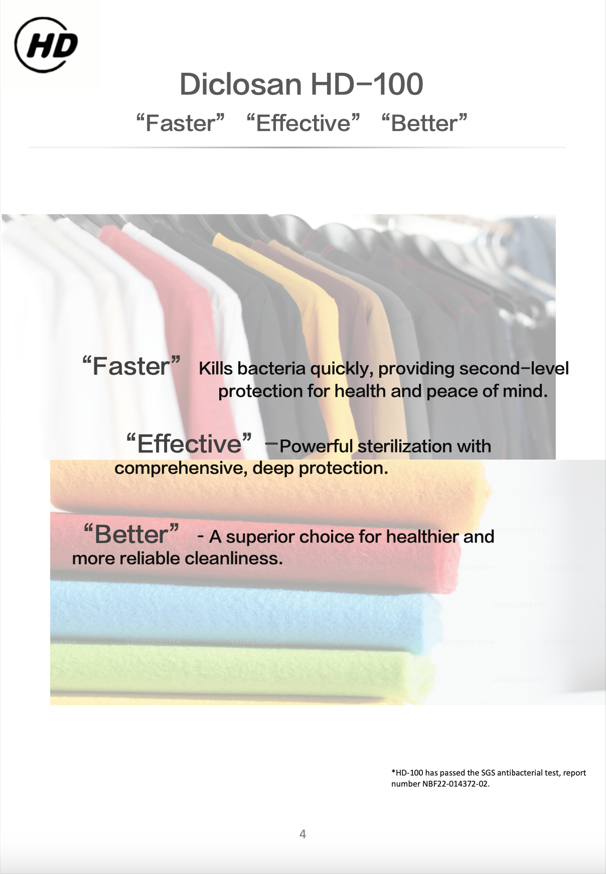 Buy Diclosan HD-100 Antibacterial Solution 30% (Comparable to Tinosan ...